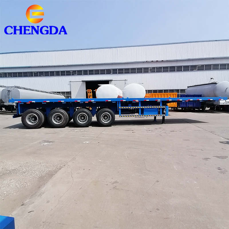 40 Foot Flatbed Trailer-SHANDONG CHENGDA MACHINERY CO., LTD.
