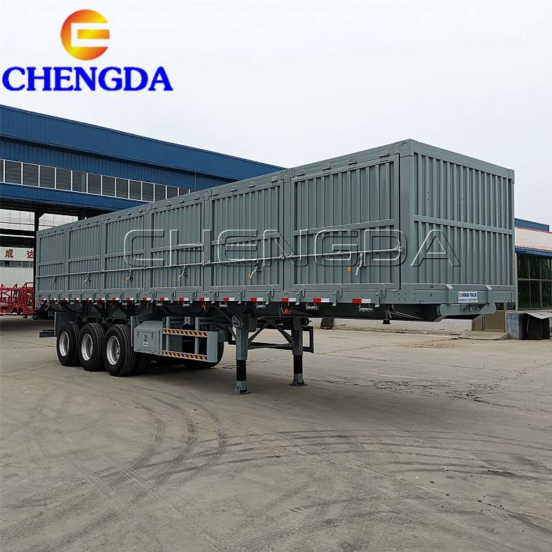 3 Axle Side Tipper Semi Trailer Manufacture and 3 Axle Side Tipper Semi ...