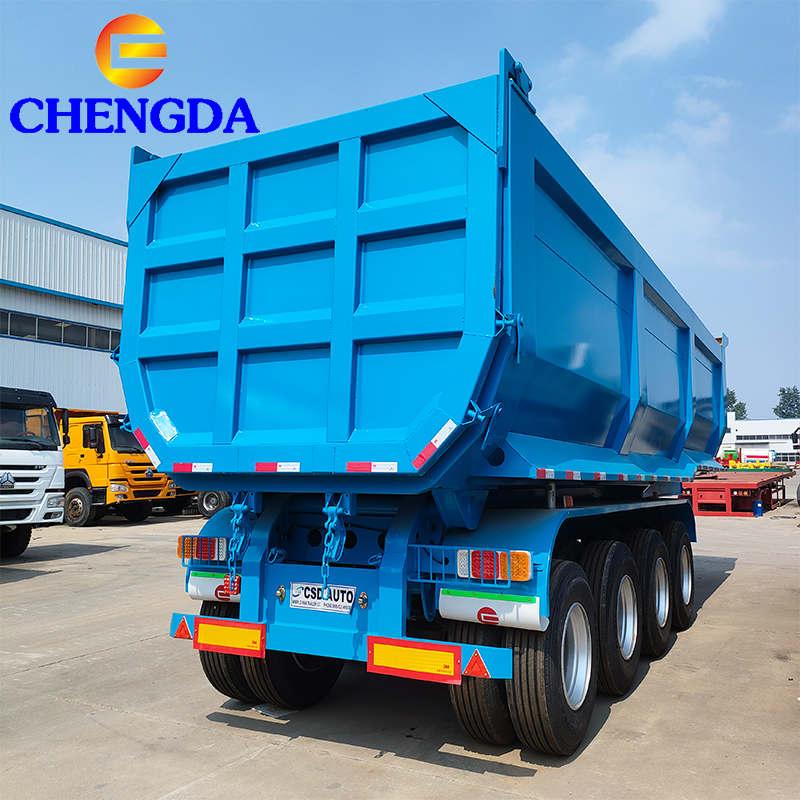 Rear Tipper Trailer Manufacture and Rear Tipper Trailer Supplier in China