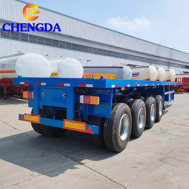 40 Foot Flatbed Trailer-SHANDONG CHENGDA MACHINERY CO., LTD.