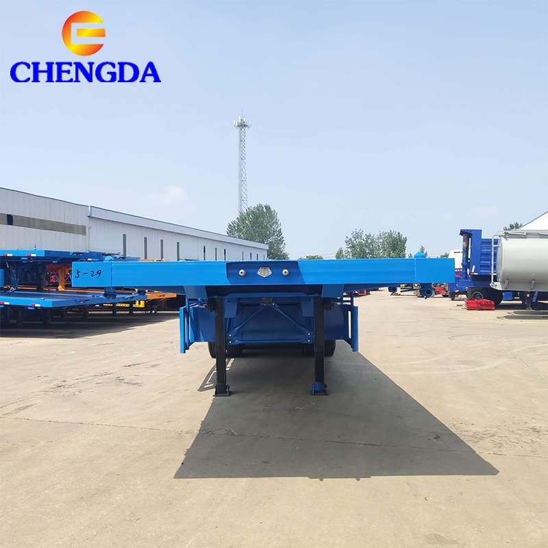 40 Foot Flatbed Trailer-SHANDONG CHENGDA MACHINERY CO., LTD.